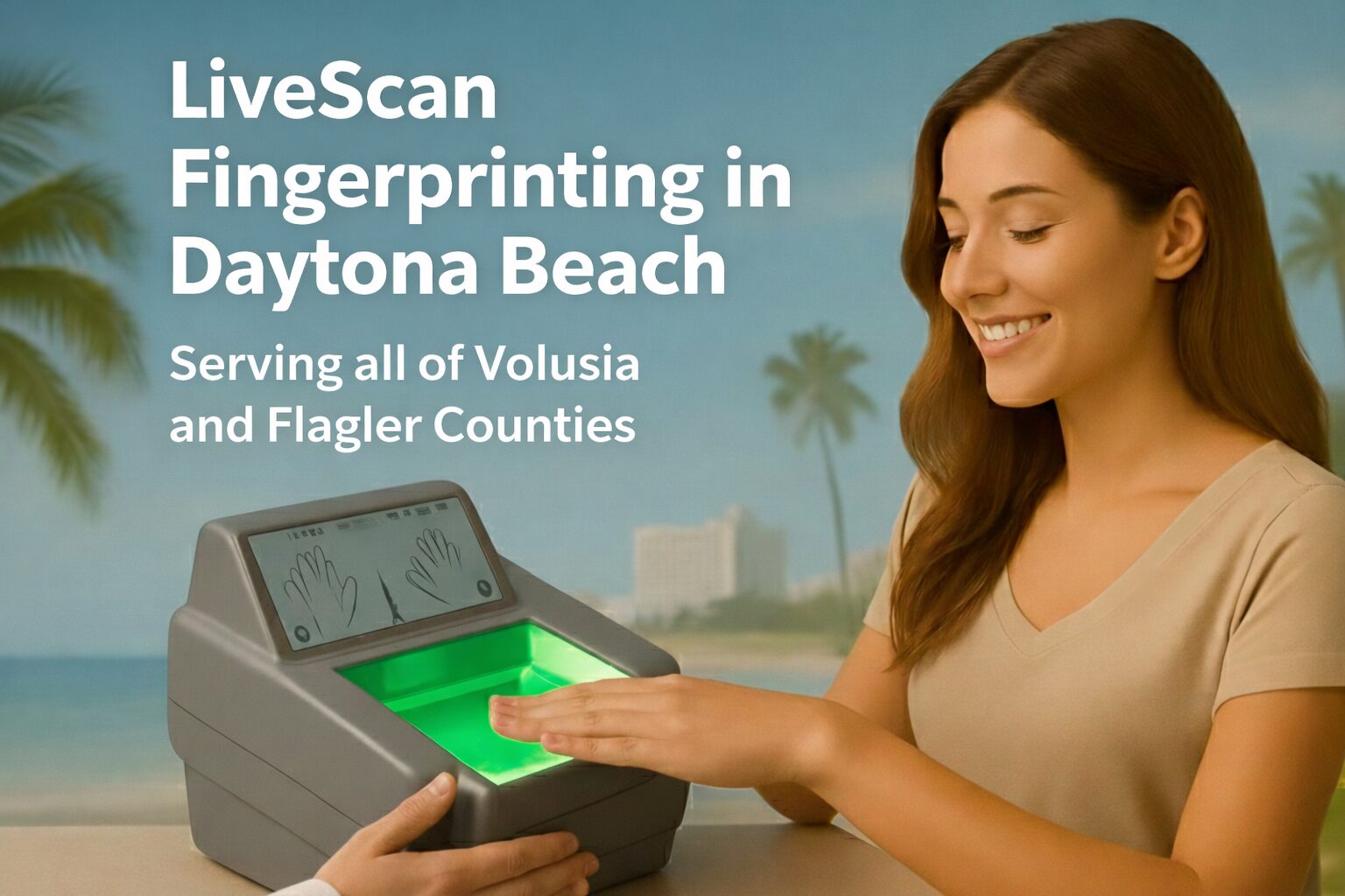 LiveScan Fingerprinting in Daytona Beach, Florida – FDLE & FBI Background Checks - Florida ...